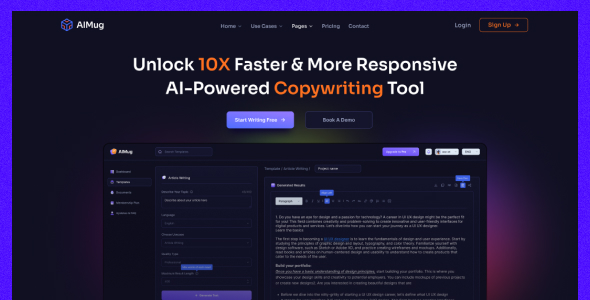 AIMug - AI & Artificial Neural Network Startup Template by Marvel_Theme