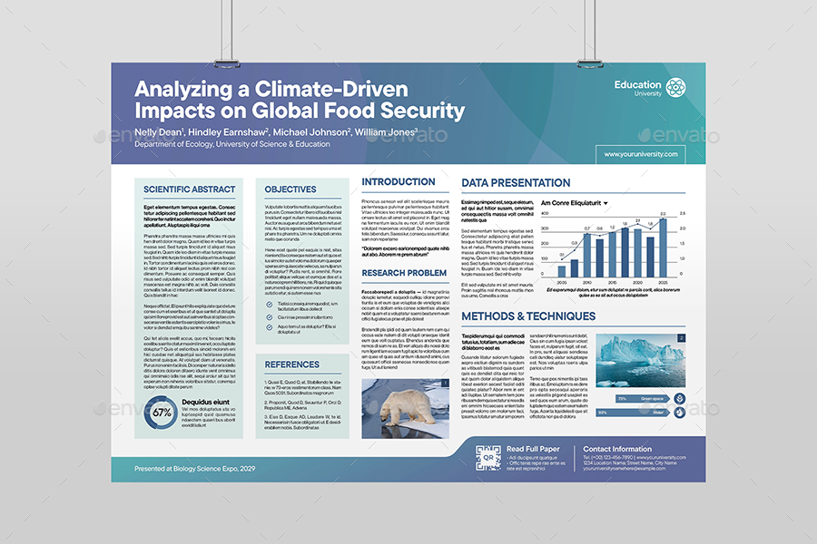 Case Study Research Poster Template, Print Templates | GraphicRiver