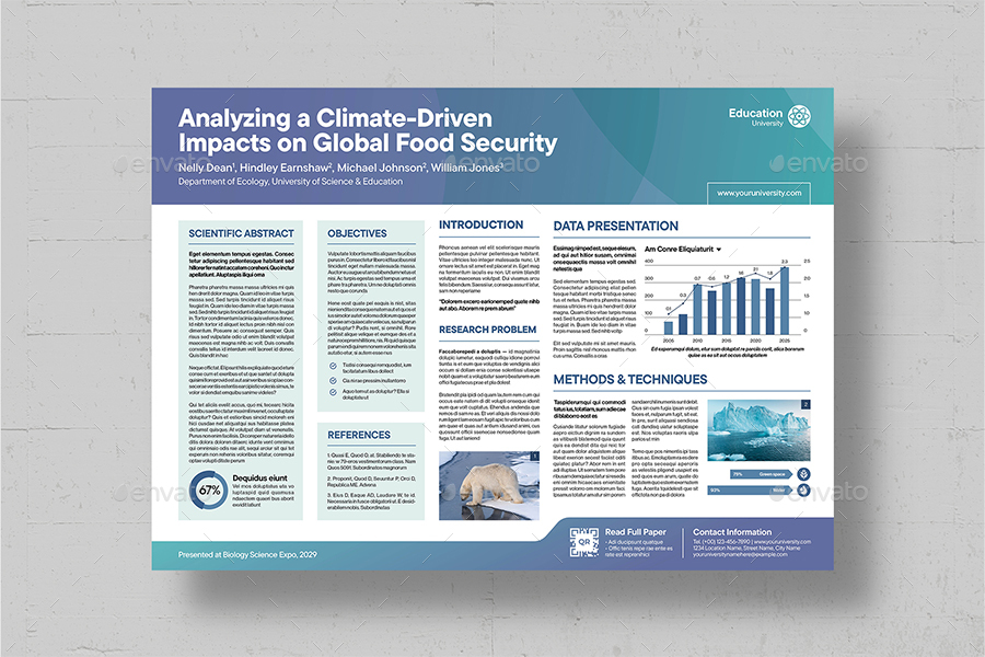 Case Study Research Poster Template, Print Templates | GraphicRiver