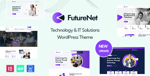 Futurenet - Technology & IT Solutions WordPress Theme by Oclata | ThemeForest