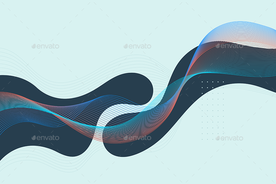 Grid Wave Abstract Vector Backgrounds, Graphics | GraphicRiver
