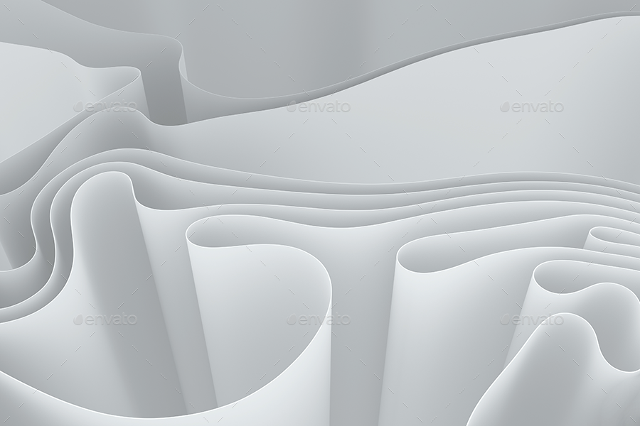 White 3D Twisted Backgrounds, Graphics | GraphicRiver