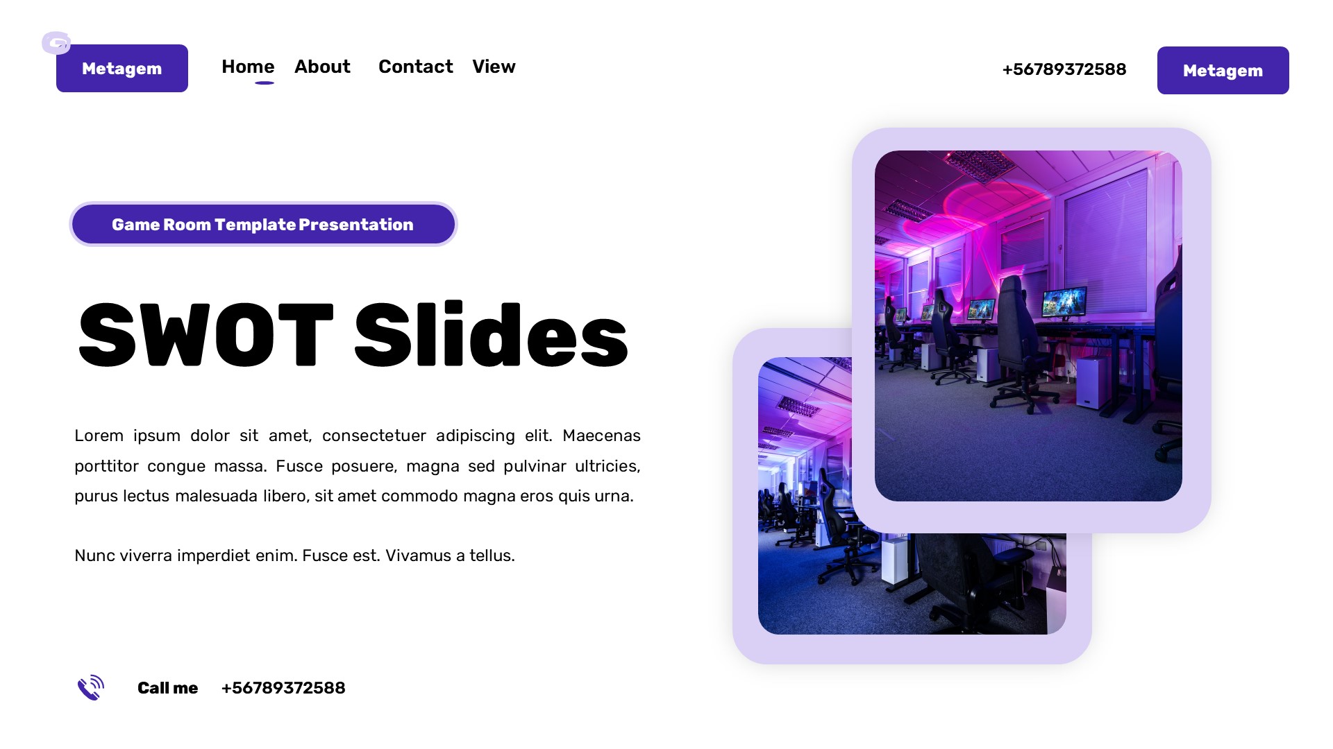 Metagem - Esports and Gaming Google Slides Template, Presentation Templates