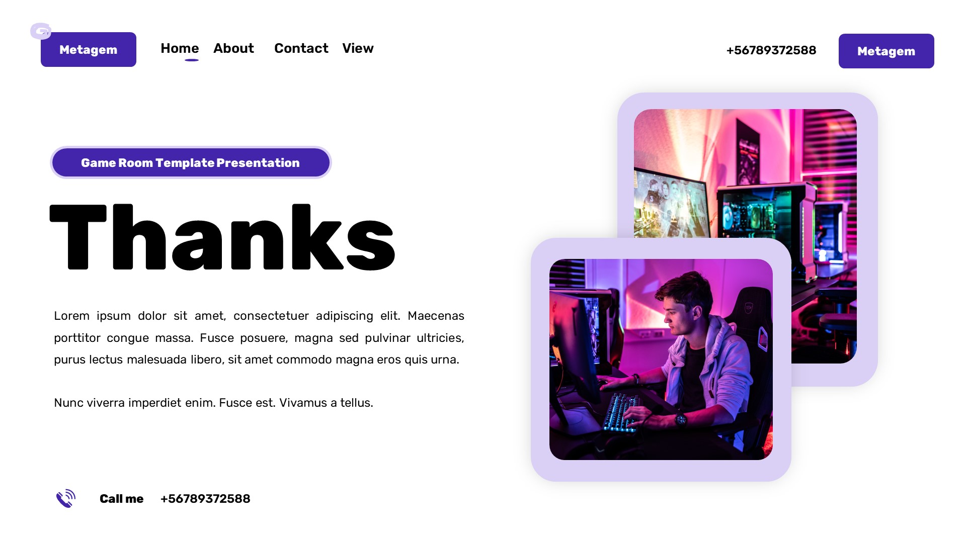 Metagem - Esports and Gaming Google Slides Template, Presentation Templates