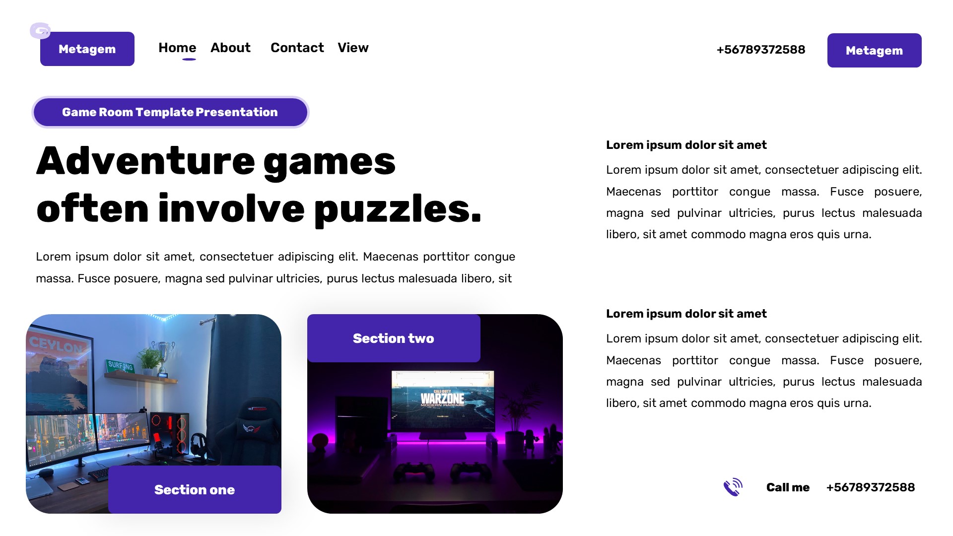 Metagem - Esports and Gaming Google Slides Template, Presentation Templates