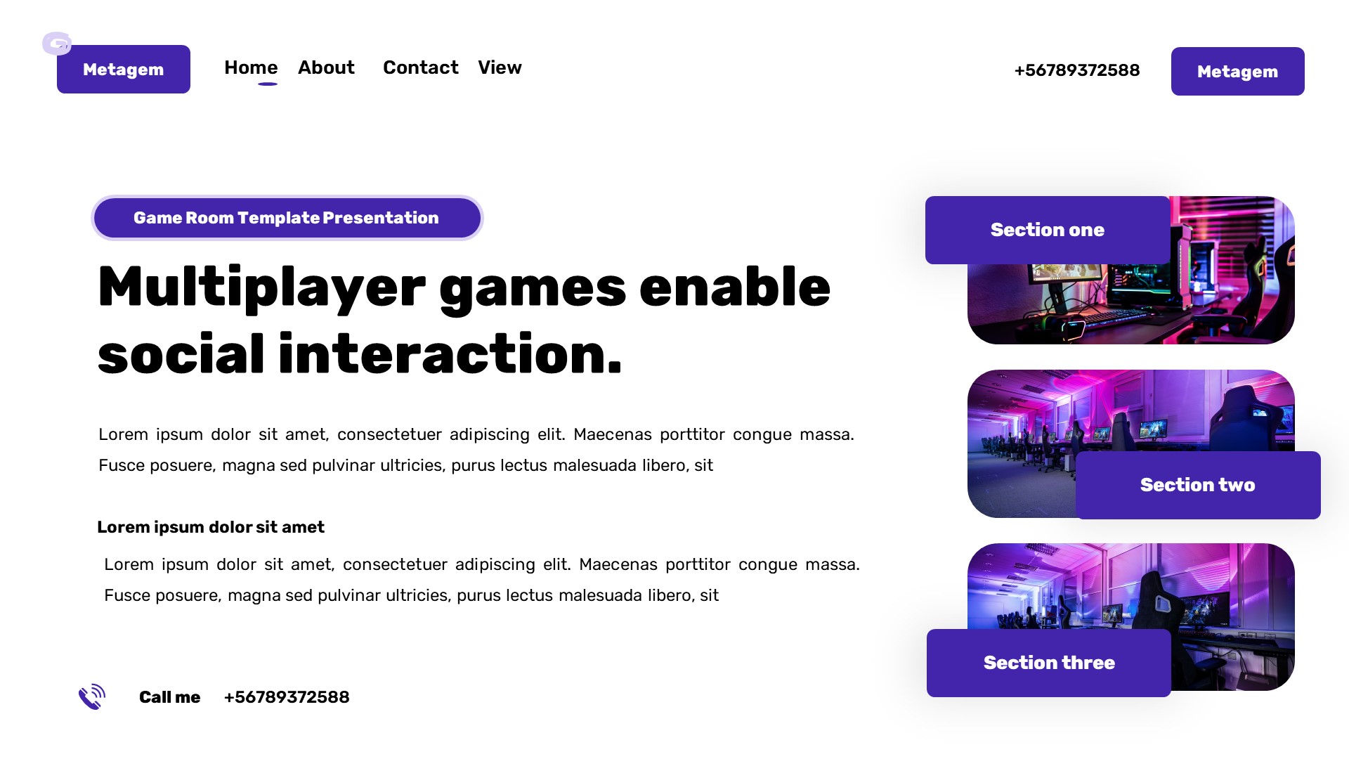 Metagem - Esports and Gaming Google Slides Template, Presentation Templates
