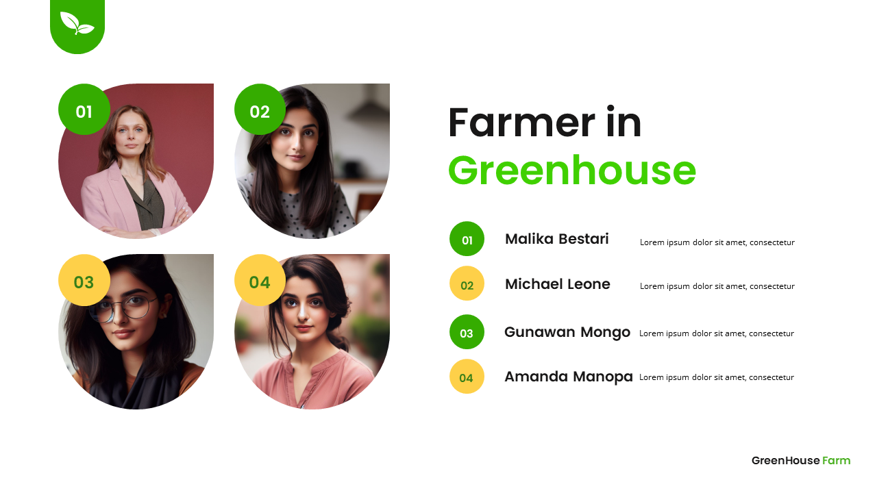 GreenHouse - Nature Agriculture Presentation, Presentation Templates