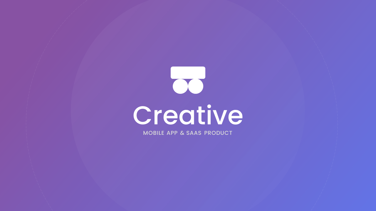 Creative - Mobile App & SAAS Powerpoint Template, Presentation Templates
