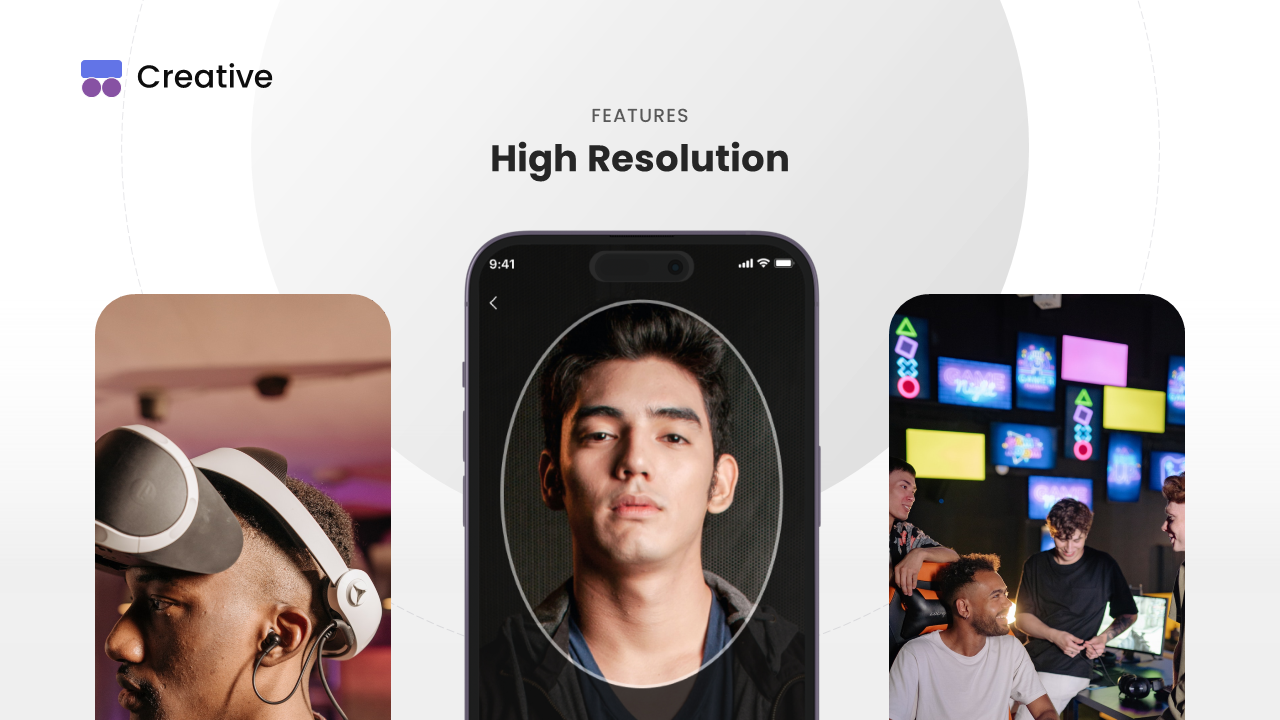 Creative - Mobile App & SAAS Powerpoint Template, Presentation Templates