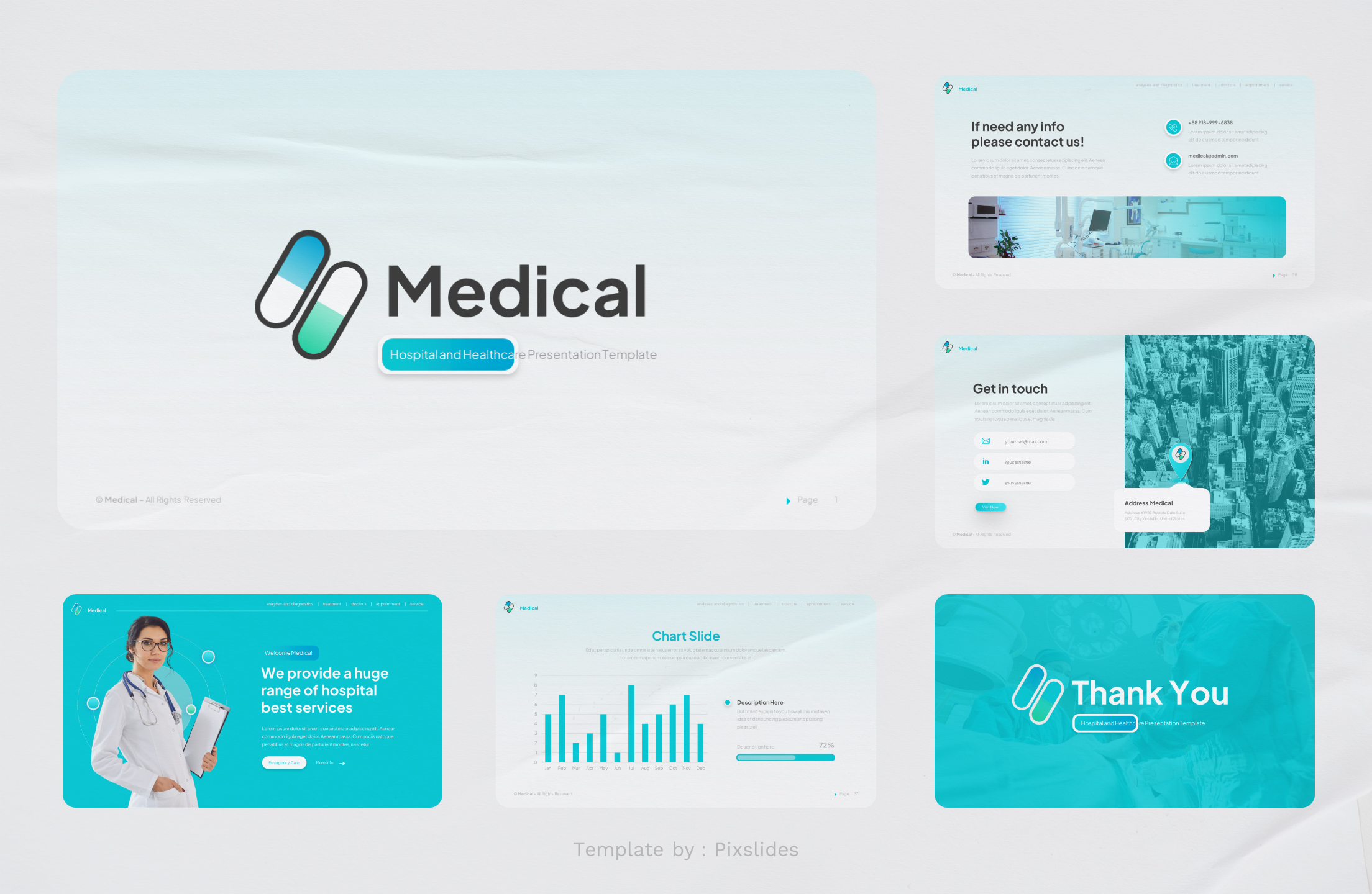 Medical - Hospital and Health Care PowerPoint Presentation Template ...