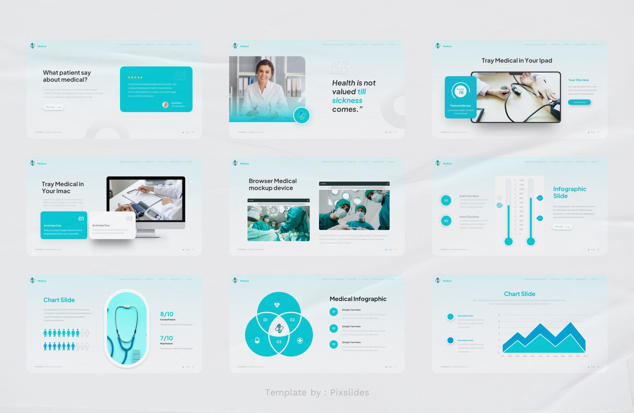 Medical - Hospital and Health Care PowerPoint Presentation Template ...