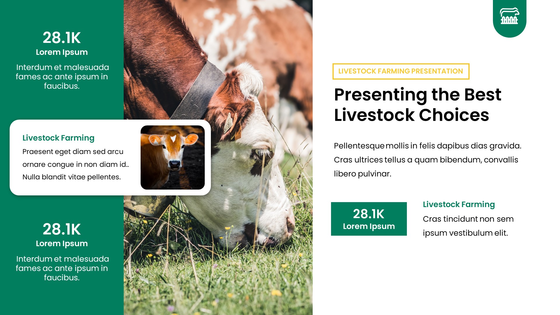 Kandang - Livestock & Farm Powerpoint Template, Presentation Templates
