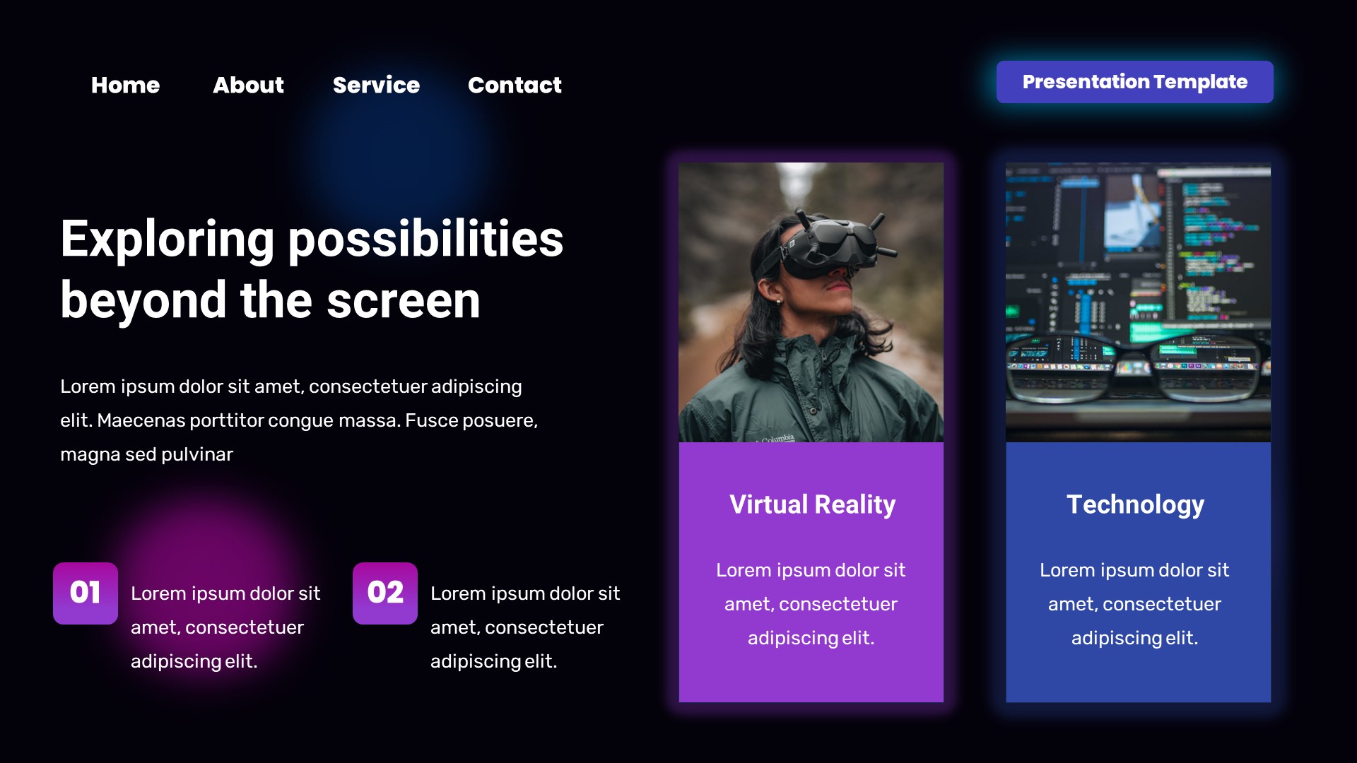 Virgy - VR Modern Tech Keynote Template, Presentation Templates ...