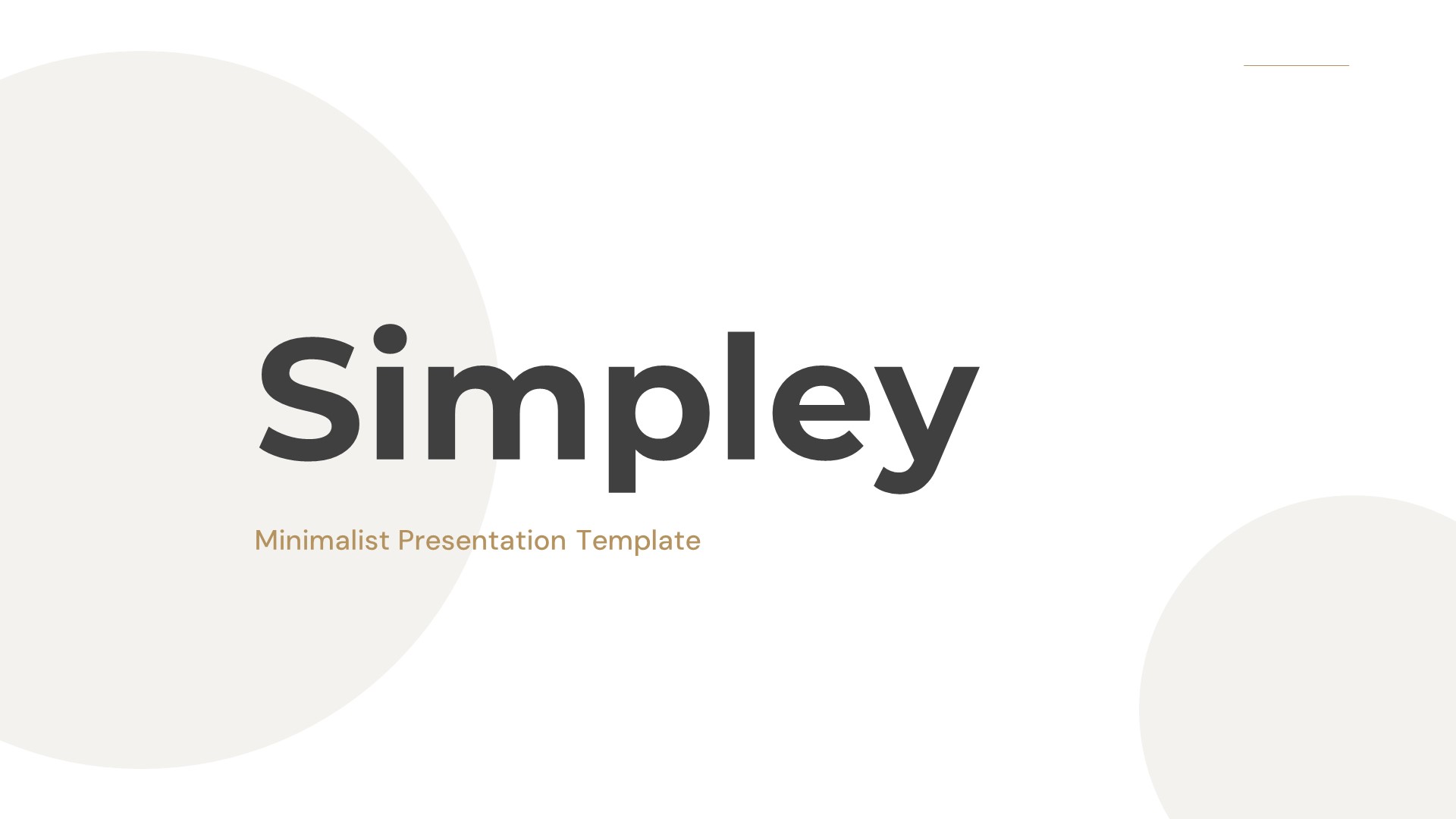 Simpley – Minimalist PowerPoint Template, Presentation Templates ...