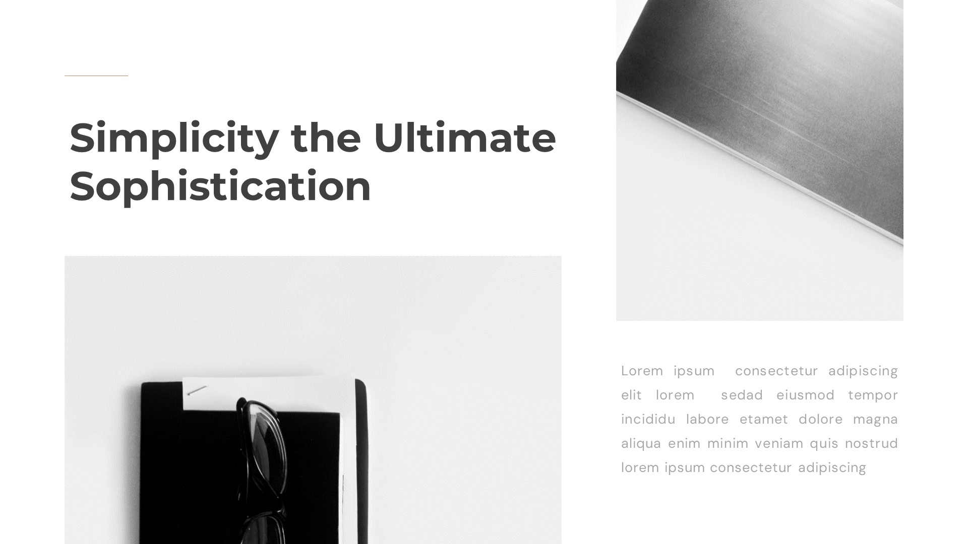 Simpley – Minimalist PowerPoint Template, Presentation Templates ...