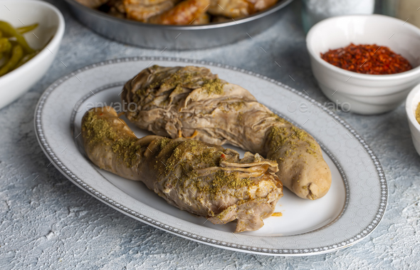 Rice Stuffed Intestines Tripe Sirdan Dolma - Shirdan from Adana Offal ...