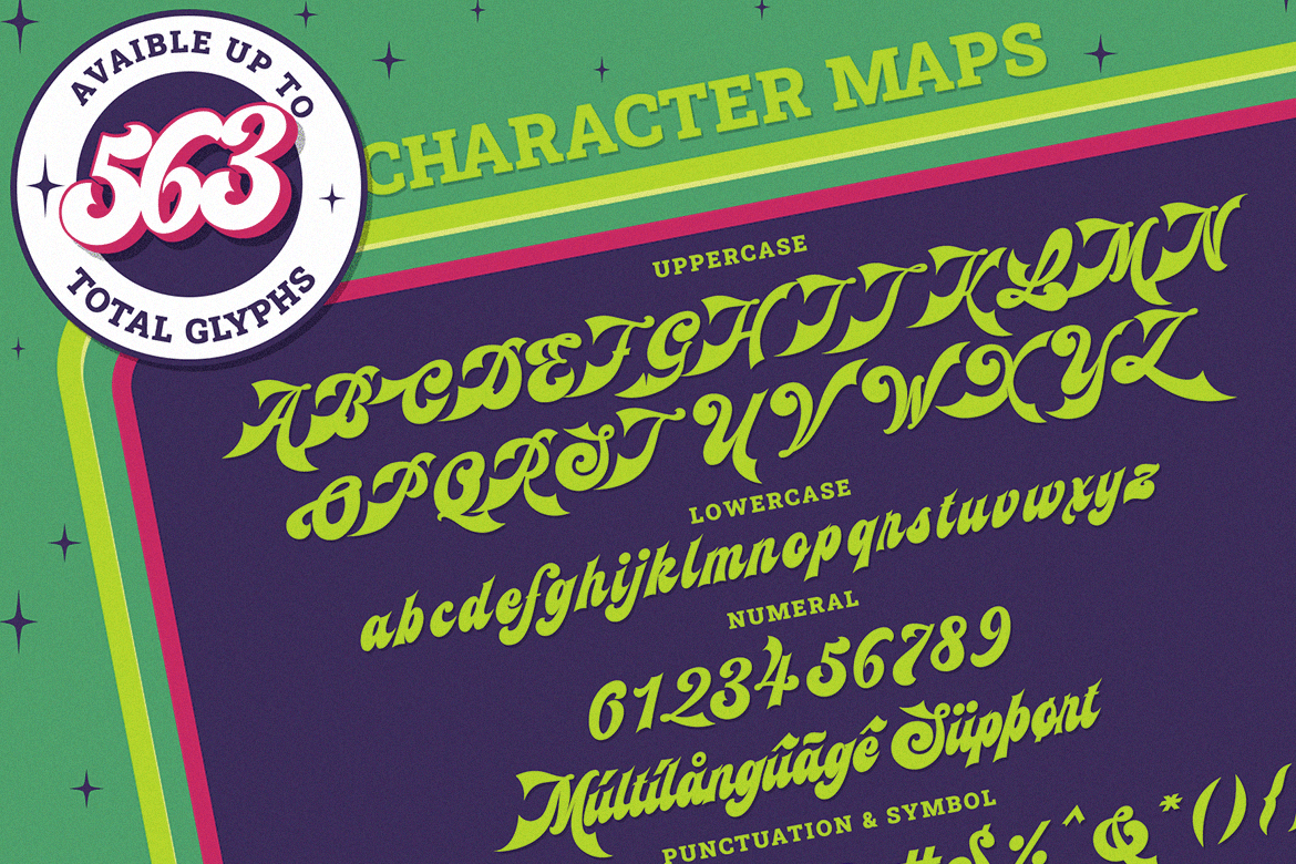 Lettro | Retro Layered Script, Fonts | GraphicRiver