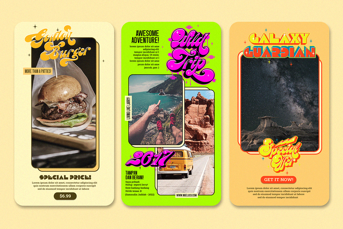 Meastro Pro Pack | Layered Retro Font, Fonts | GraphicRiver