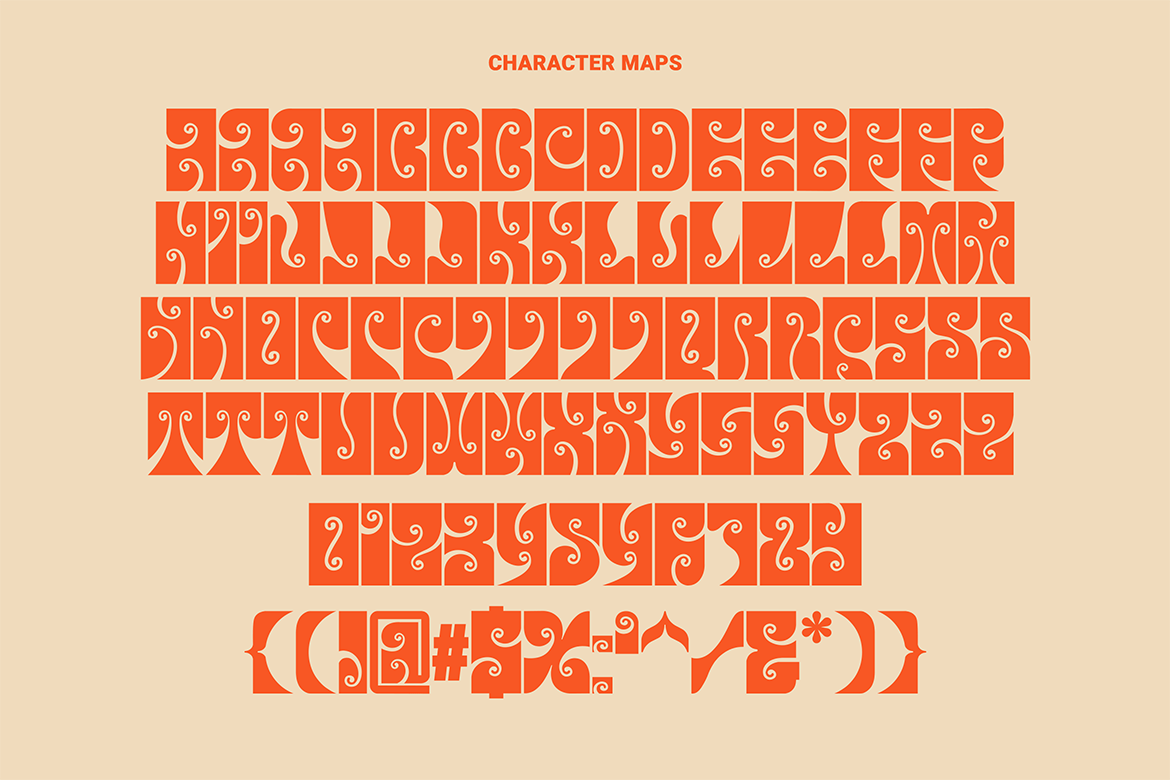 Serenity | Retro Layered Font, Fonts | GraphicRiver