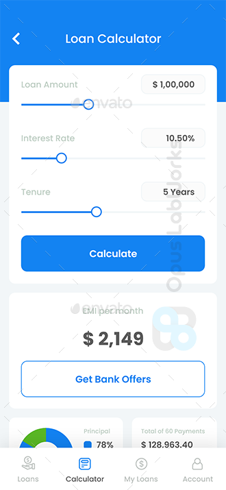 Bank Loan Management App UI | Bank Loan UI | Integrated Loan Solution ...