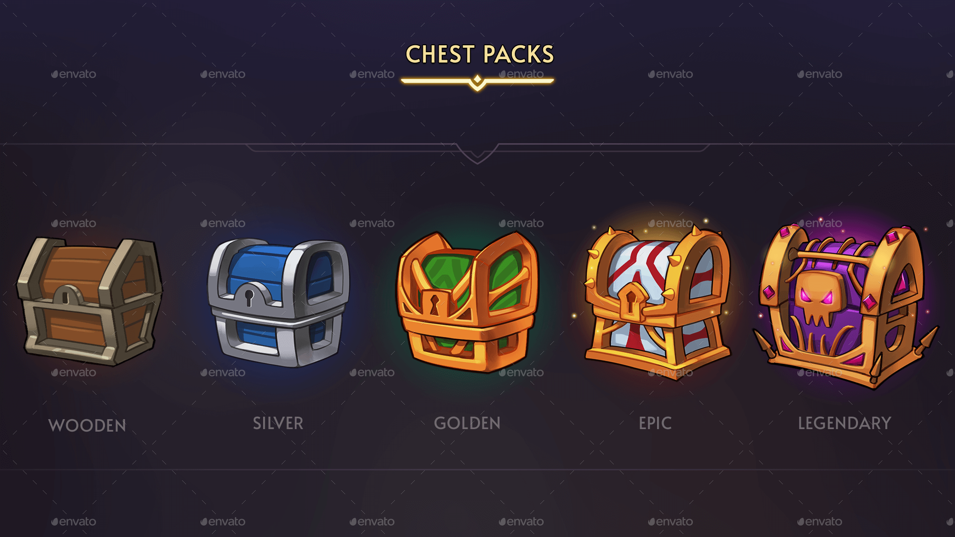 GUI Pro - Fantasy RPG, Game Assets | GraphicRiver