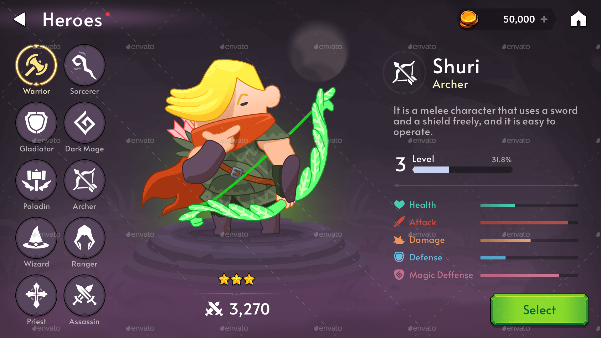 GUI Pro - Fantasy RPG, Game Assets | GraphicRiver