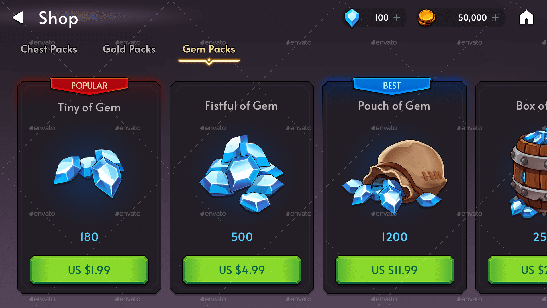 GUI Pro - Fantasy RPG, Game Assets | GraphicRiver