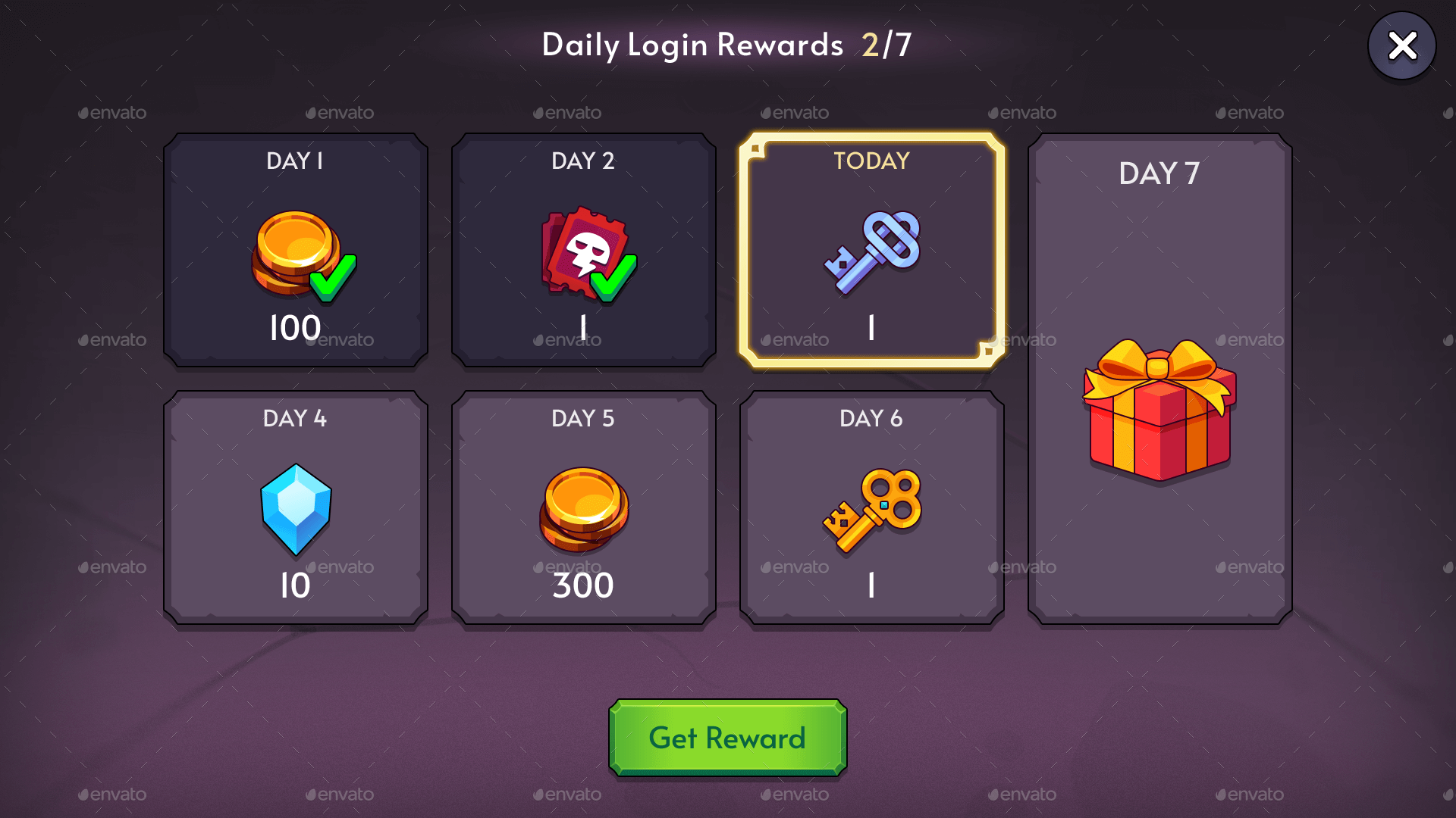 GUI Pro - Fantasy RPG, Game Assets | GraphicRiver