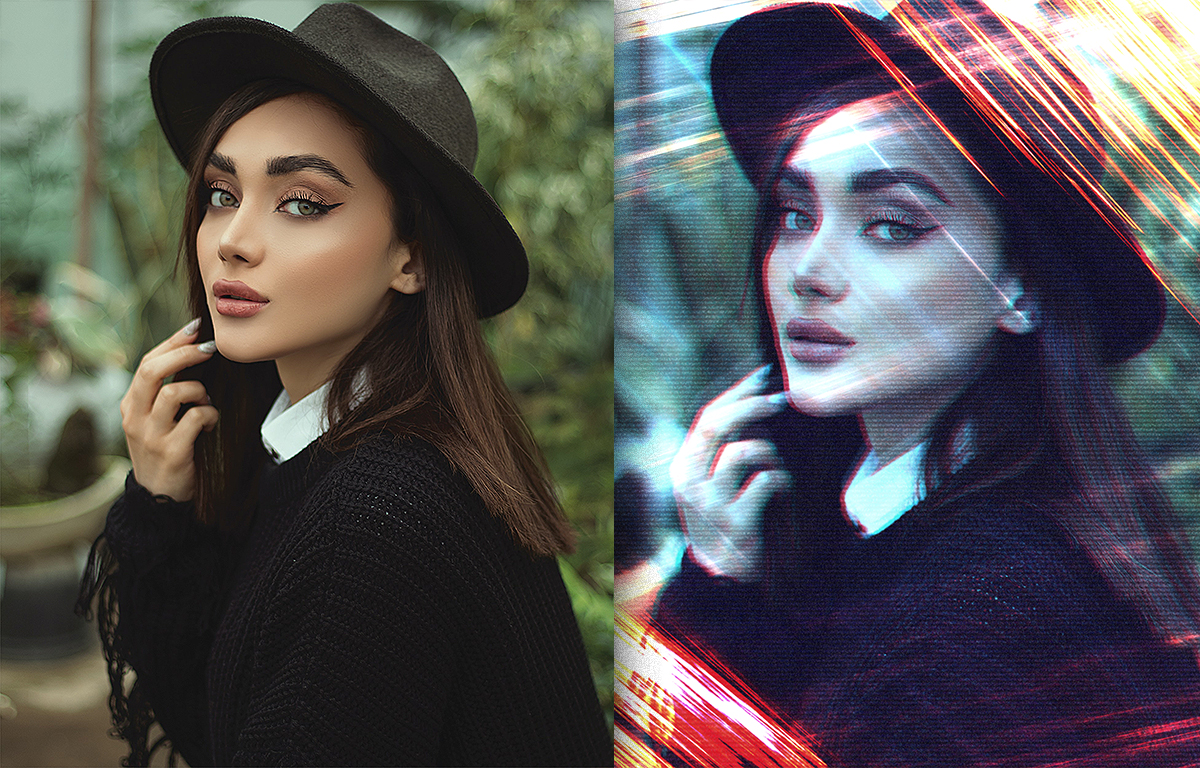 Scanline Effect Photoshop, Add-ons | GraphicRiver