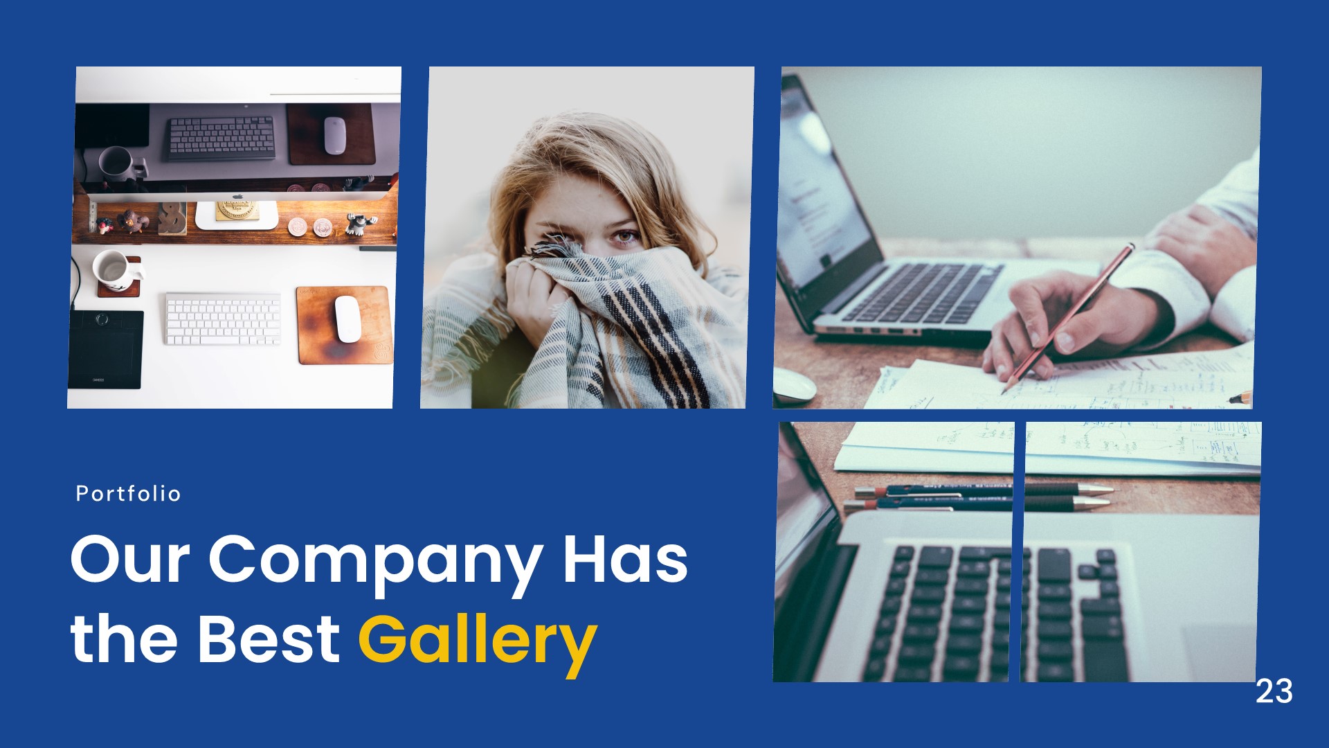 Vectora – Company Profile PowerPoint Template, Presentation Templates