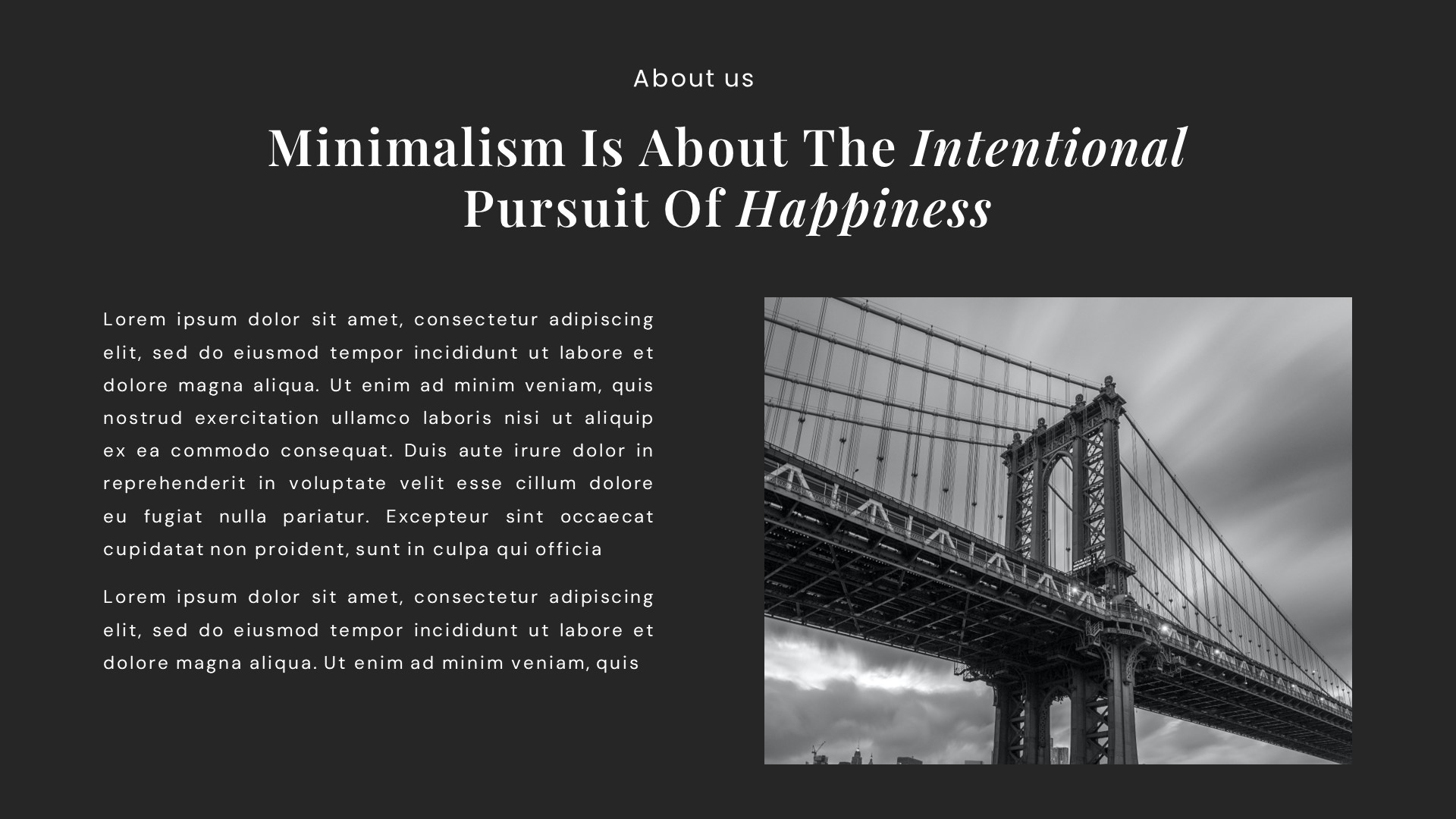 Minimalise – Minimal Google Slides Template, Presentation Templates