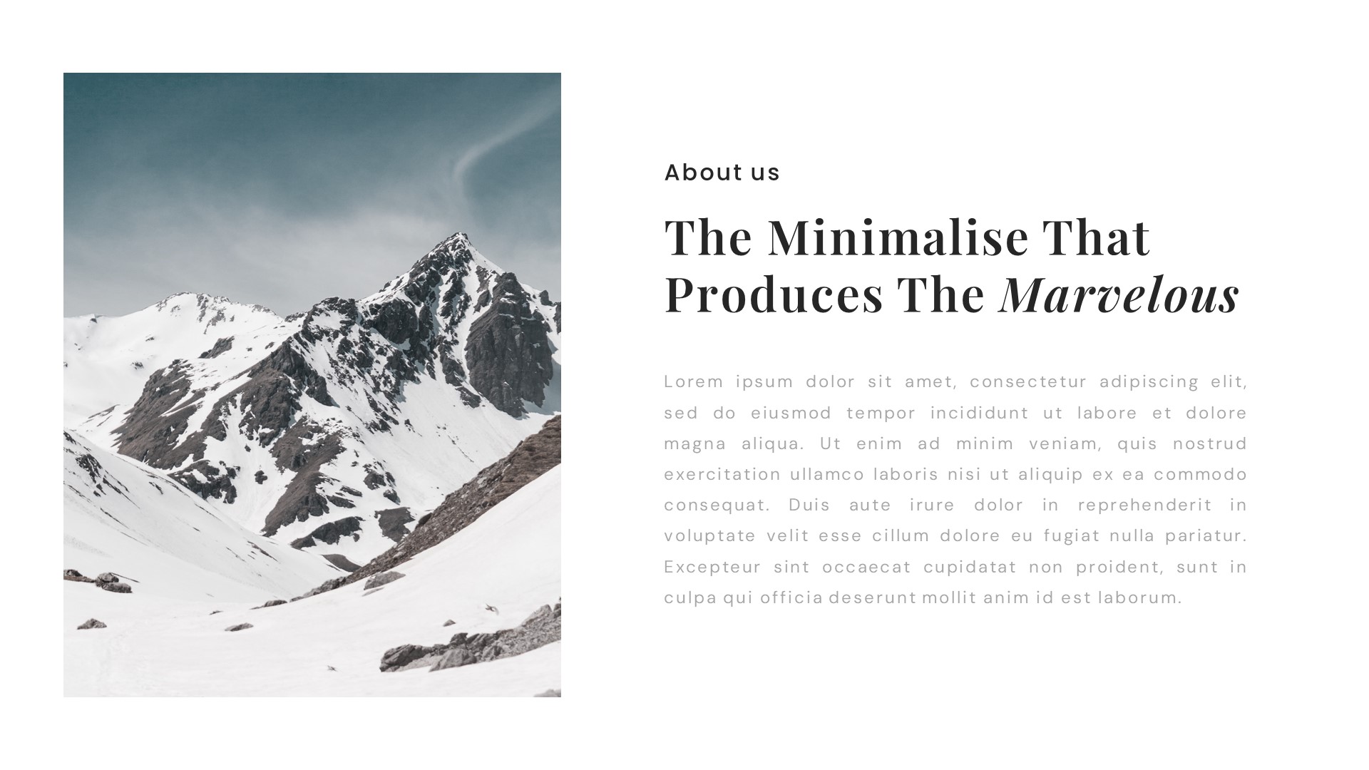 Minimalise – Minimal PowerPoint Template, Presentation Templates ...