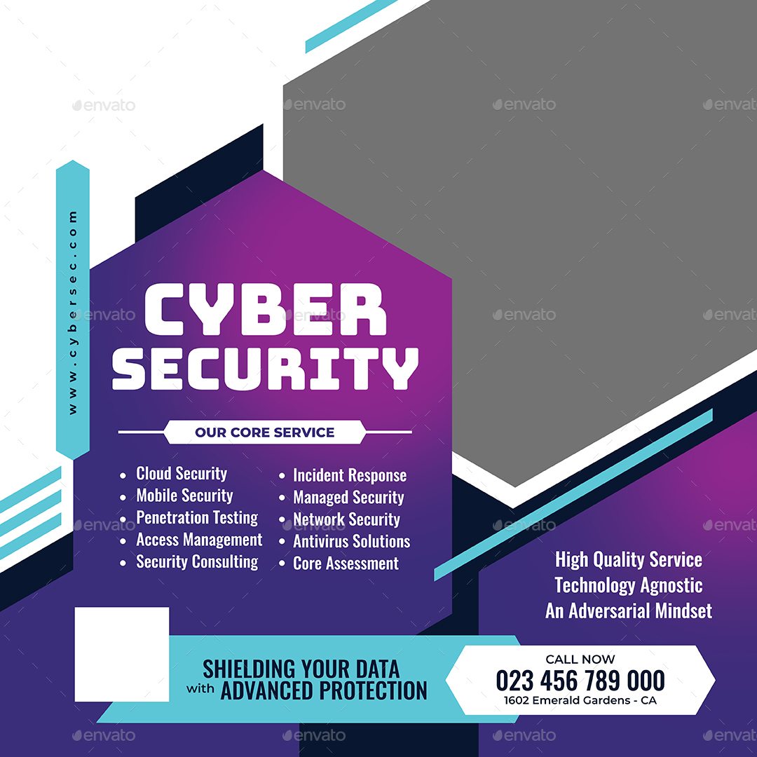 Cyber Security, Print Templates | GraphicRiver