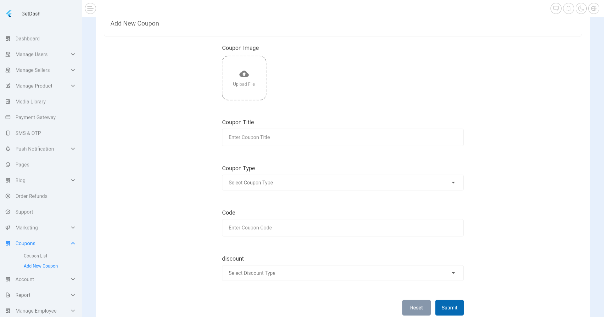 GetDash - Flutter Responsive Admin Panel | Dashboard by getbuildfirst