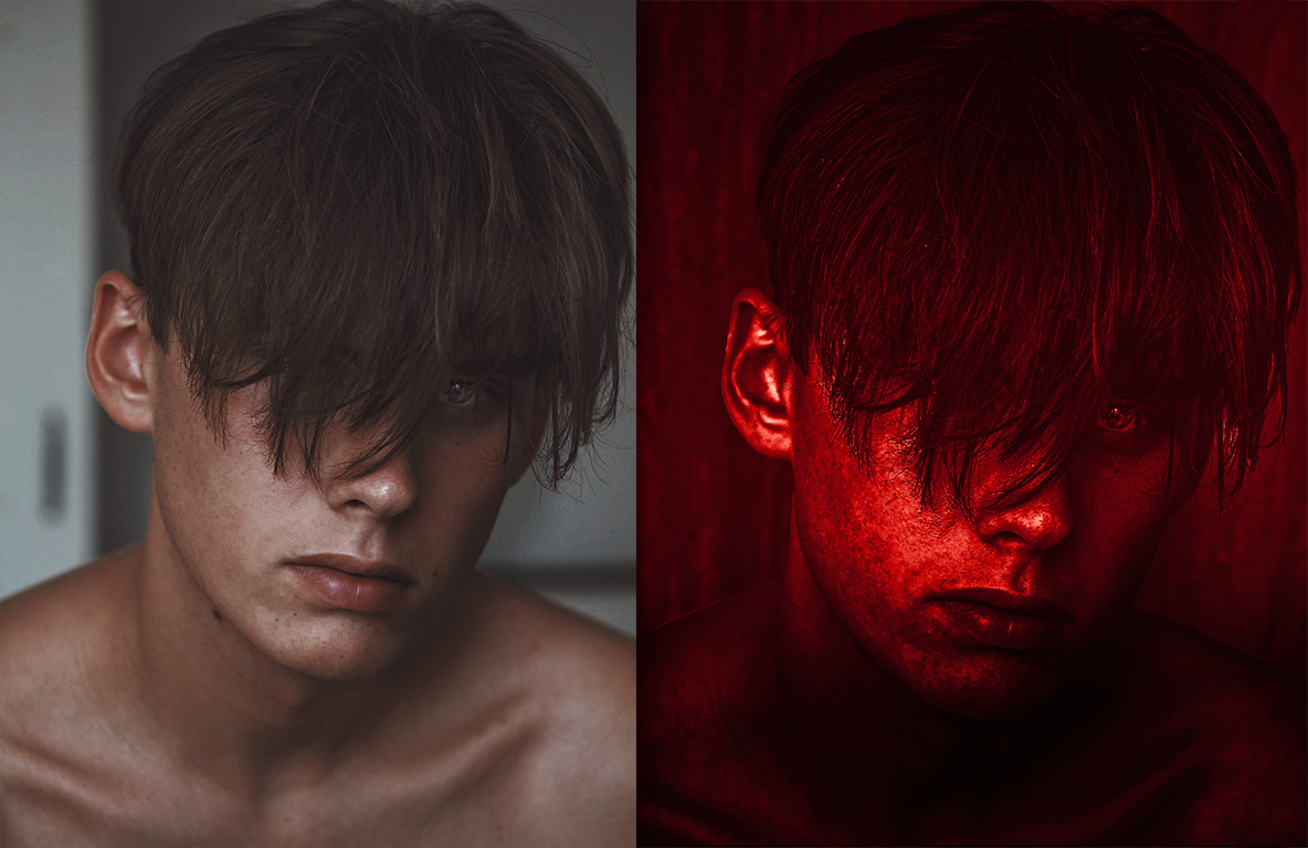 Red Horror Effect Photoshop, Add-ons | GraphicRiver