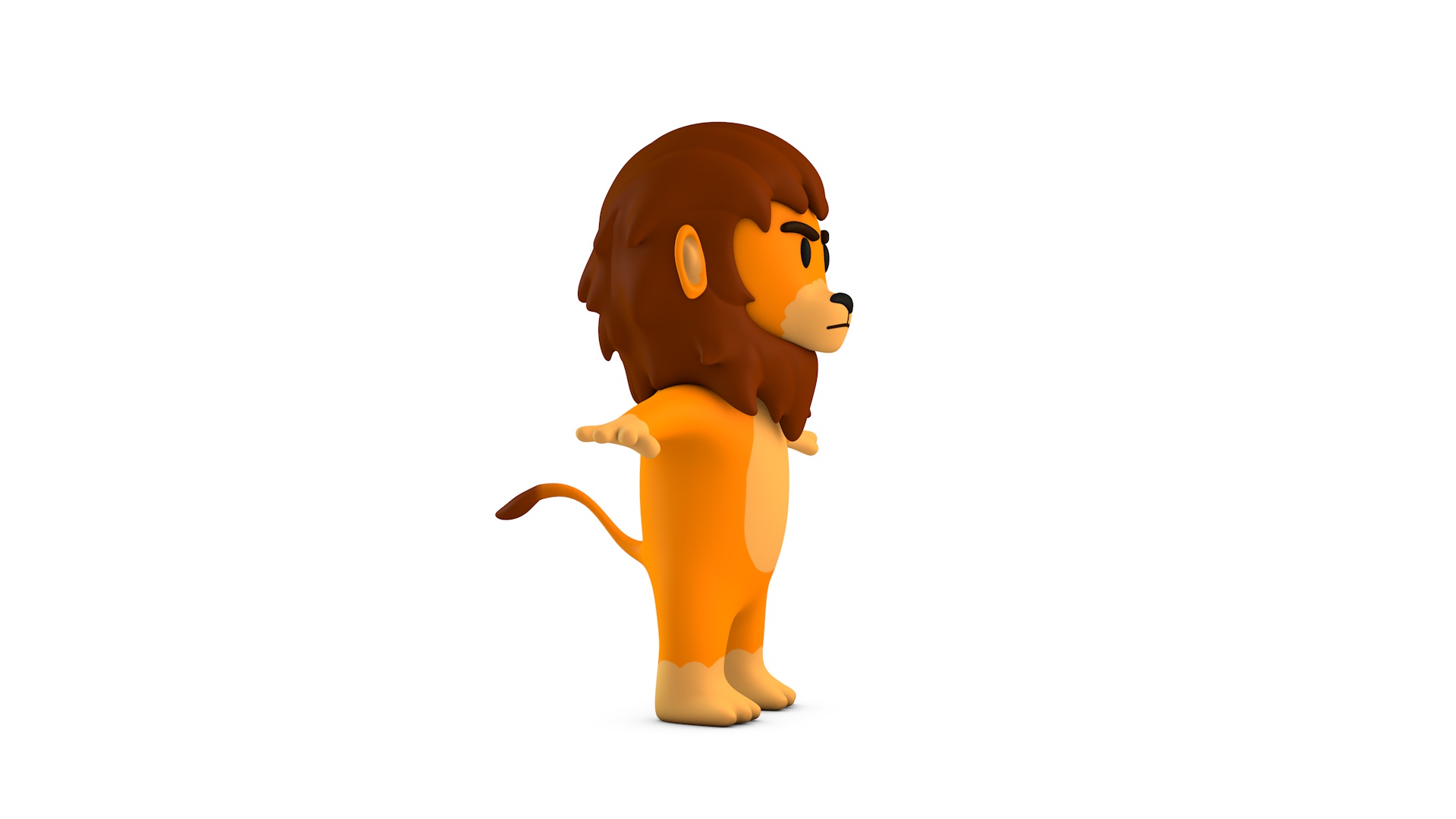 Lion Cartoon Character by Onur3D | 3DOcean