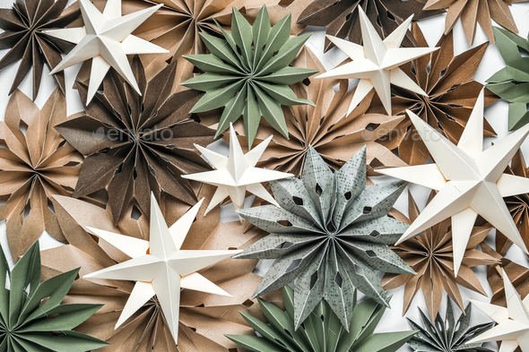 Christmas.Christmas gift box zero waste,Boxing Day, eco friendly ...