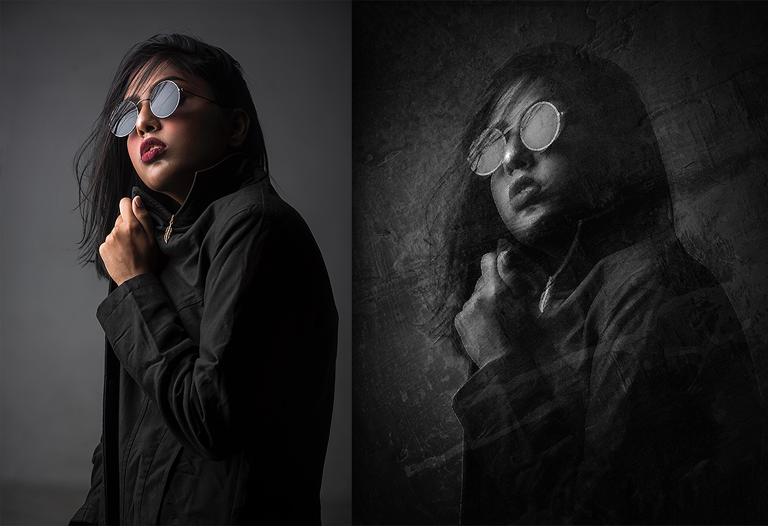 Black and White Abstract Art Effect Photoshop, Add-ons | GraphicRiver