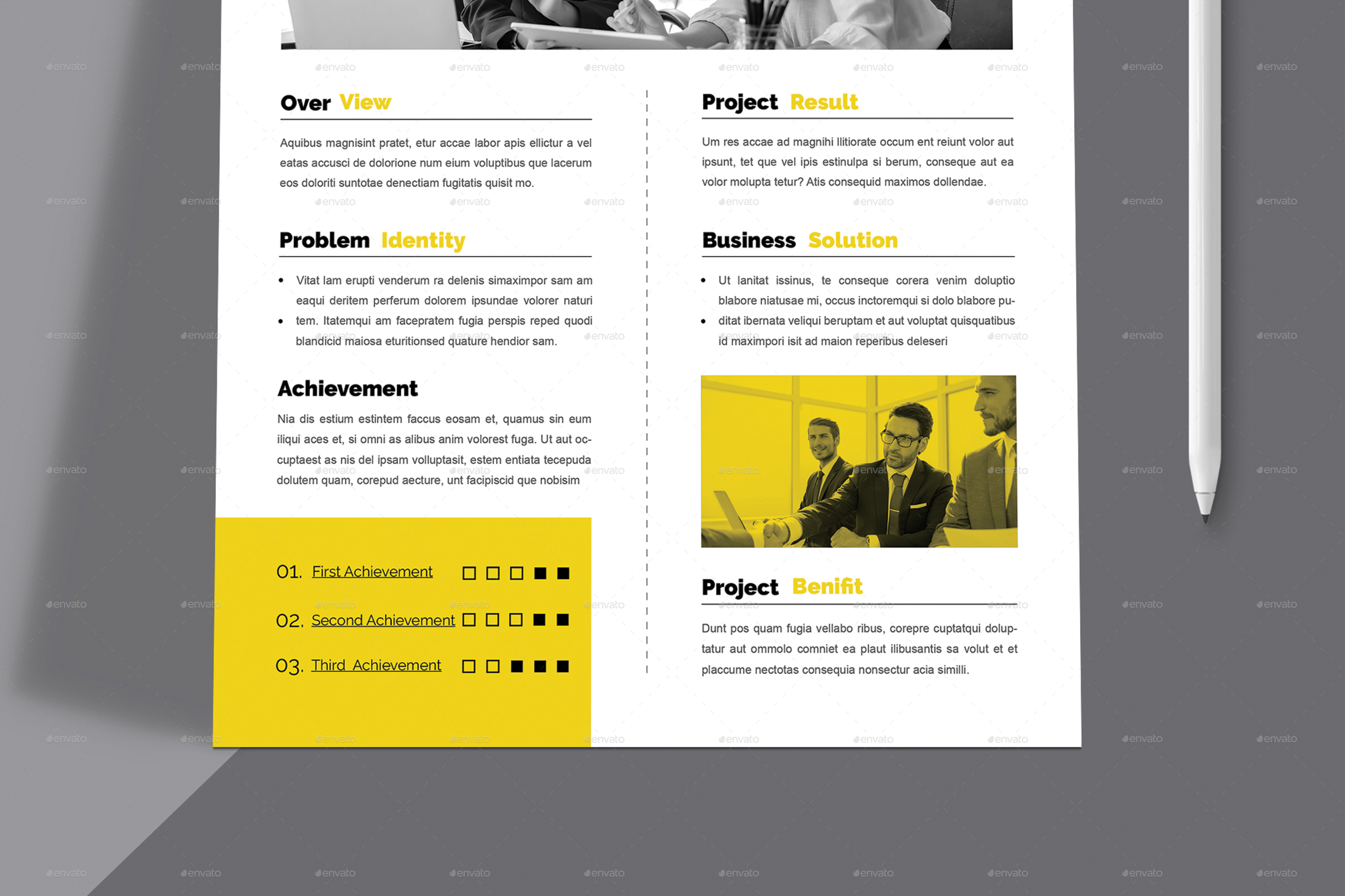 Case Study Layout, Print Templates | GraphicRiver