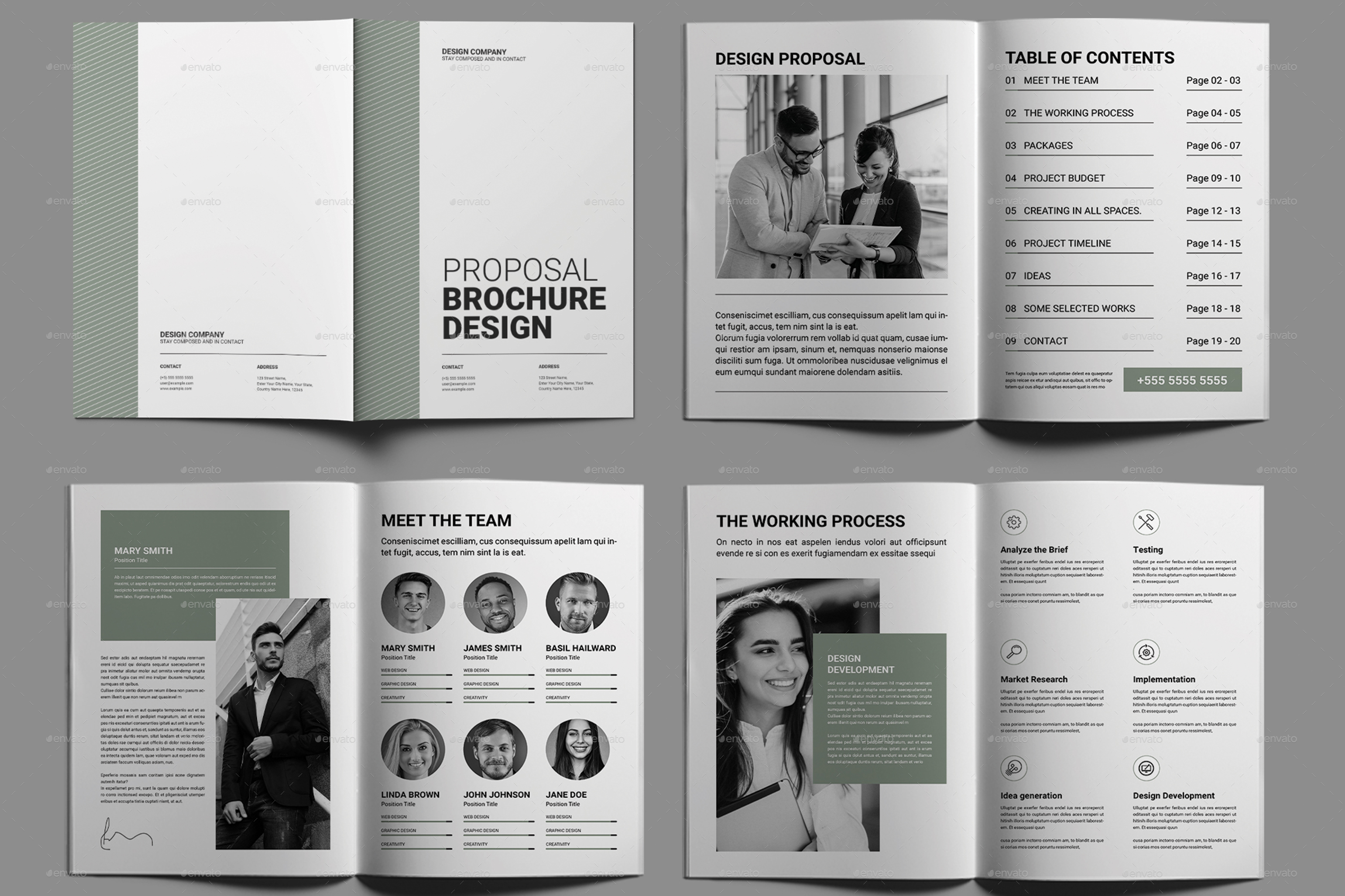 Proposal Brochure Template, Print Templates | GraphicRiver