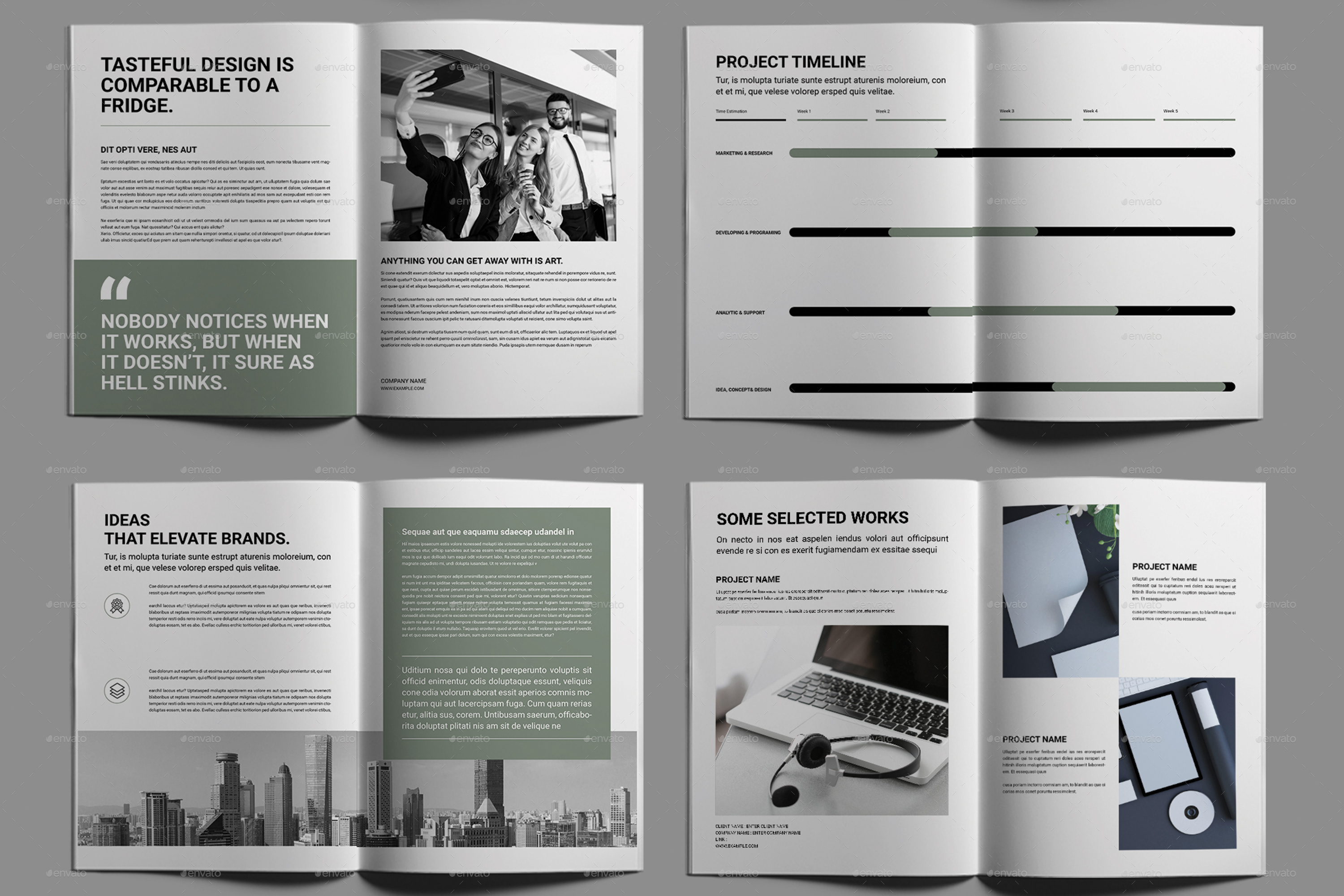 Proposal Brochure Template, Print Templates | GraphicRiver