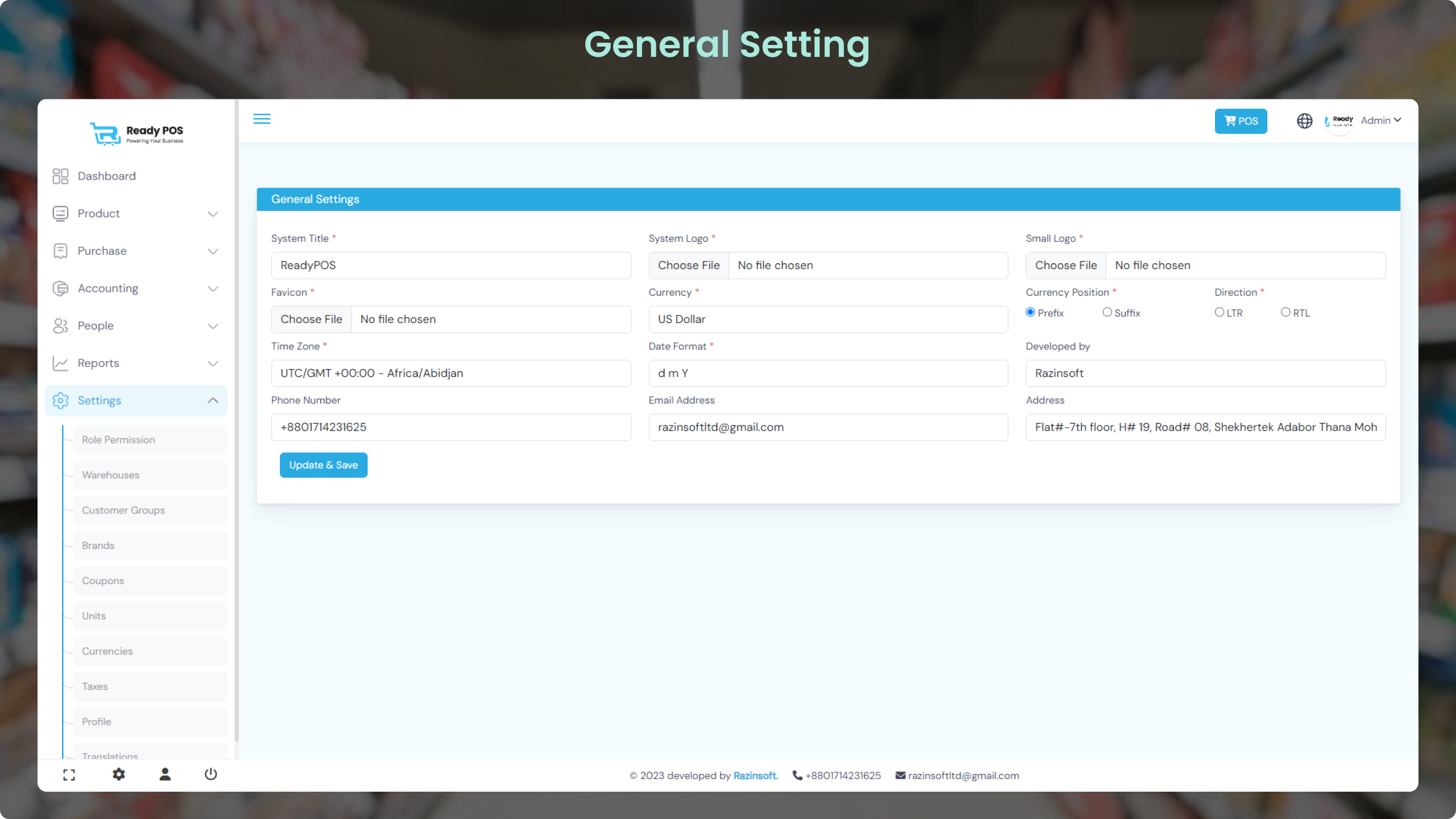 Ready POS - POS with Inventory Management System, HRM & Accounting ...