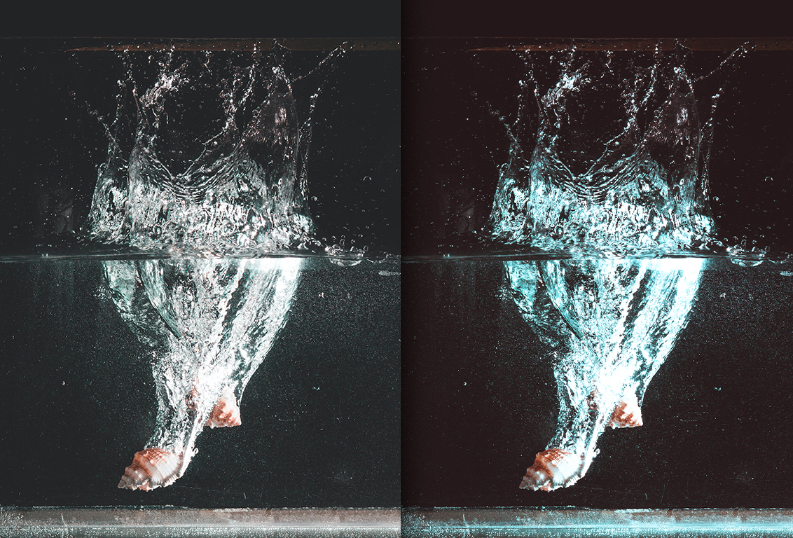 Color Water with Shine Effect Photoshop Actions, Add-ons | GraphicRiver