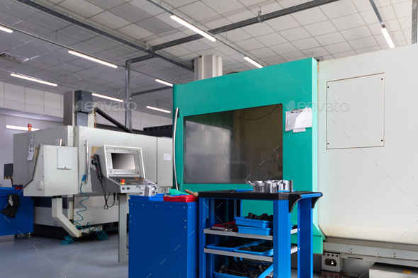 Factory unit with new modern computerized equipment Stock Photo by ...