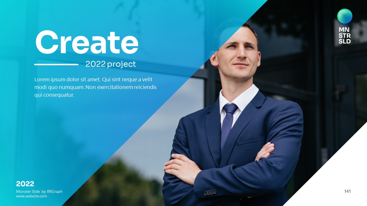 Monster Slides Premium PowerPoint Presentation Template, Presentation ...