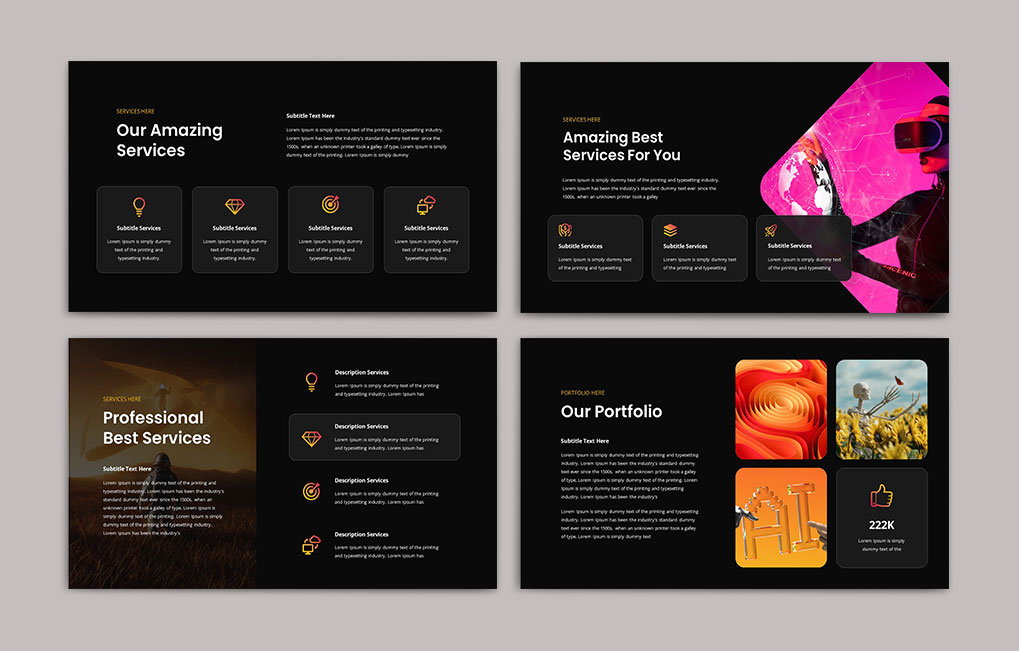 Megatron - Technology Keynote Template, Presentation Templates ...