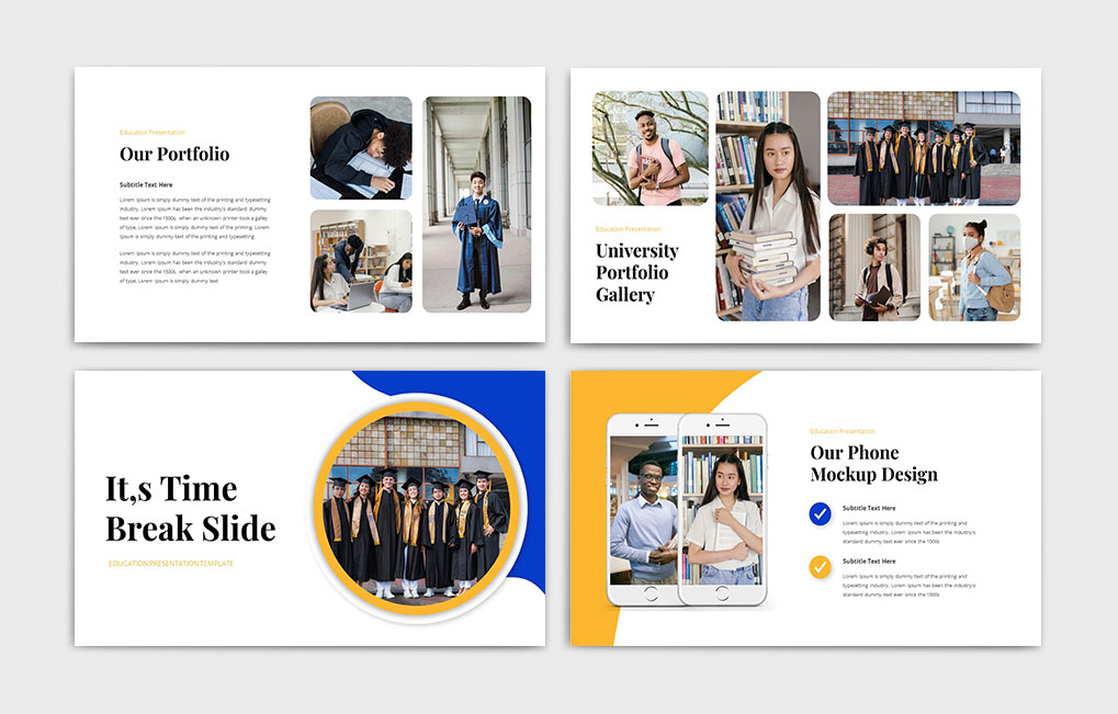 University - Education PowerPoint Template, Presentation Templates