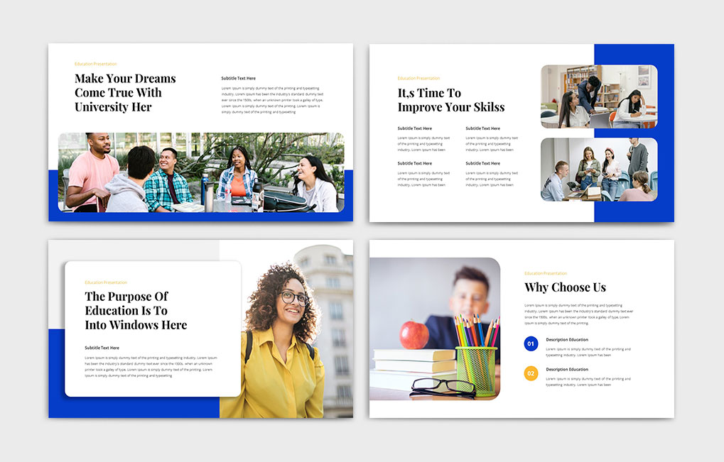 University - Education Keynote Template, Presentation Templates ...