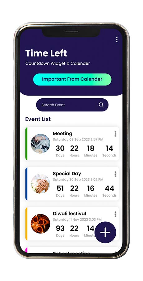 Time Left - Countdown Widget - Calendar - Time Until - Event Widget ...