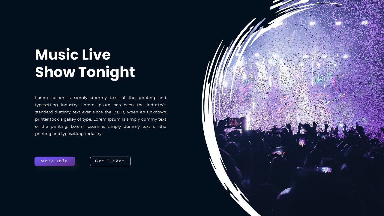 Konser PowerPoint Template, Presentation Templates | GraphicRiver